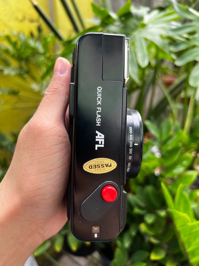 Olympus Quick Flash AFL film camera 35mm, Photography, Cameras on Carousell