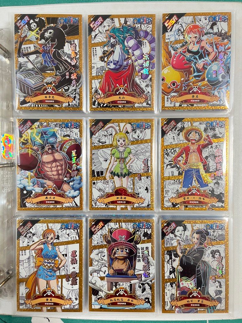 One Piece x Lucky Card Volume 3 Gold SSR Set (18 Cards), Hobbies & Toys ...