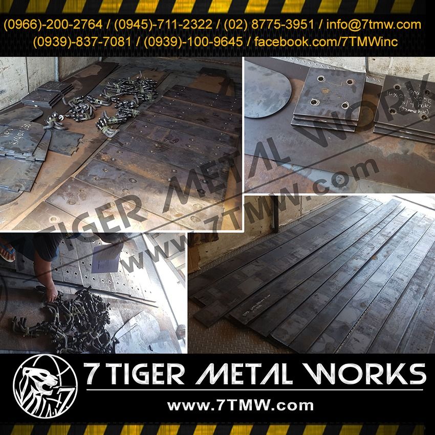 Order Of Special Plate With Puzzle Cut For Welding And Alignment ...