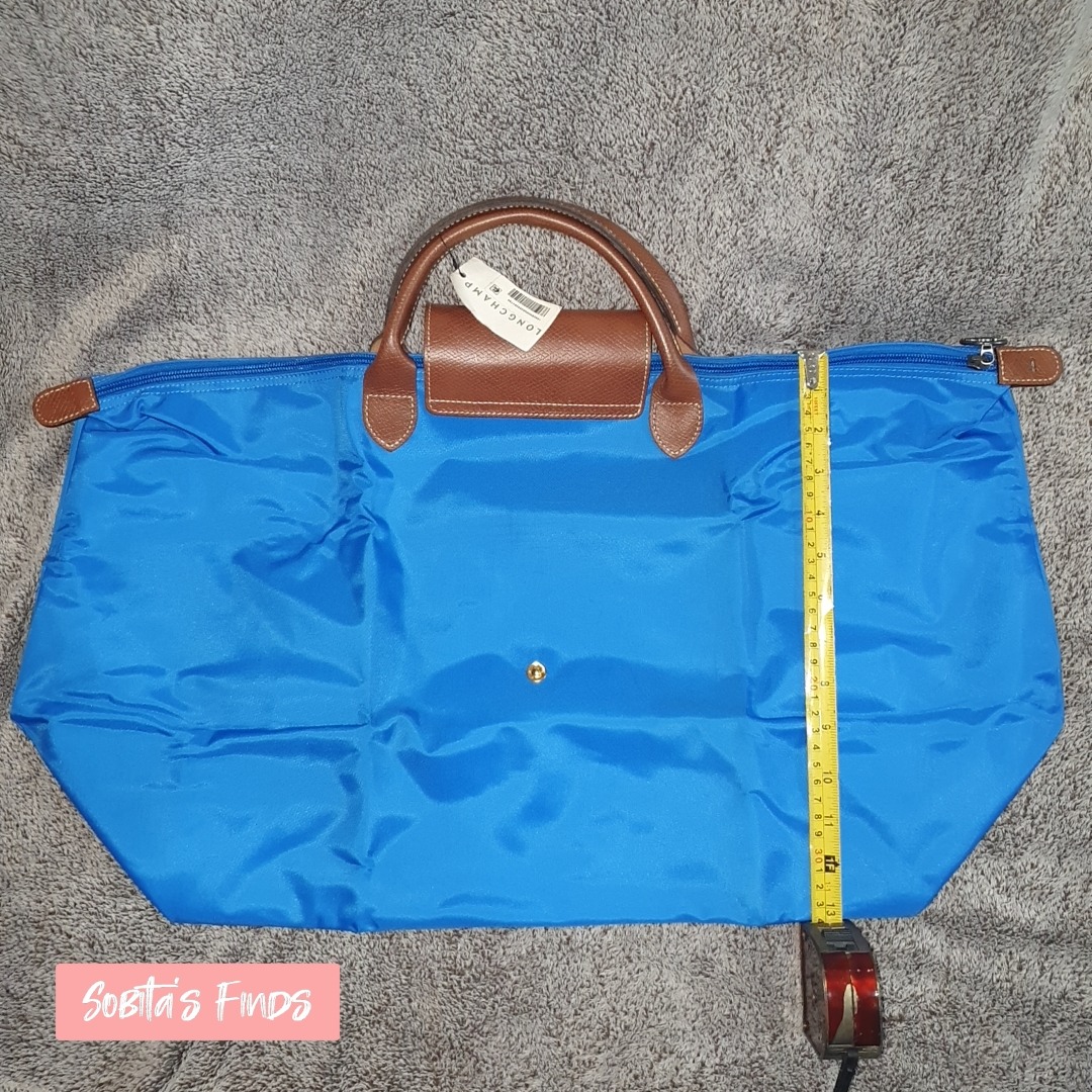 ORIGINAL AUTHENTIC VINTAGE RARE LONGCHAMP LE PLIAGE L ROYAL BLUE ...