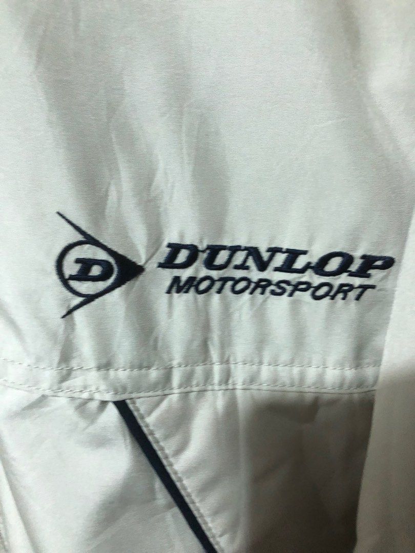 Original DUNLOP Motorsport Jacket With Packable Hood, Men's Fashion ...