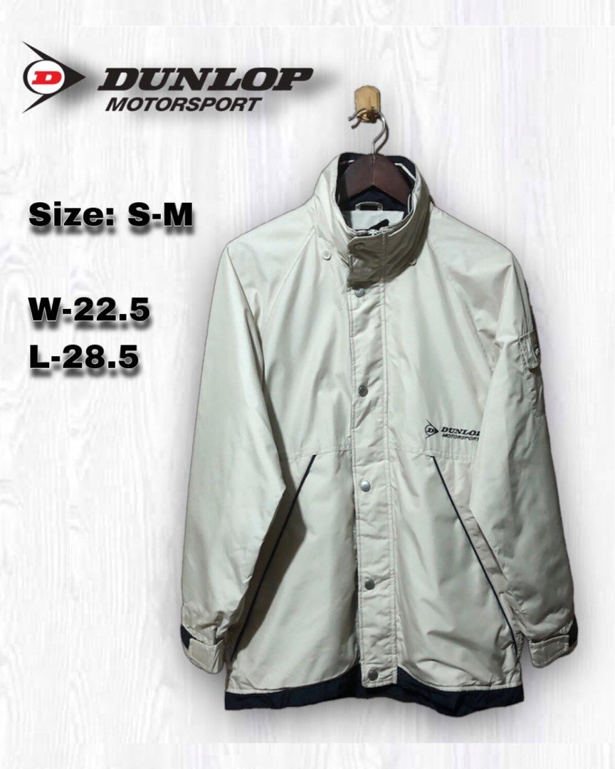 Original DUNLOP Motorsport Jacket With Packable Hood, Men's Fashion ...