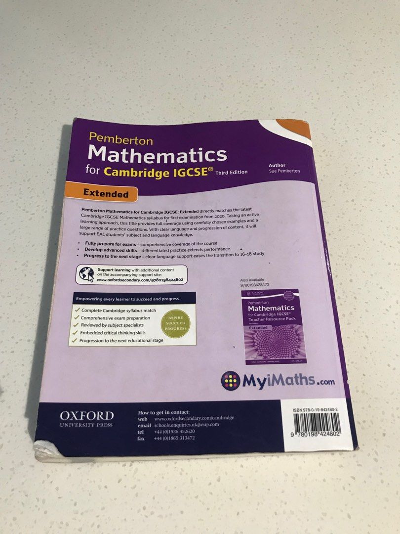 Oxford Cambridge IGCSE Mathematics, Hobbies & Toys, Books & Magazines ...