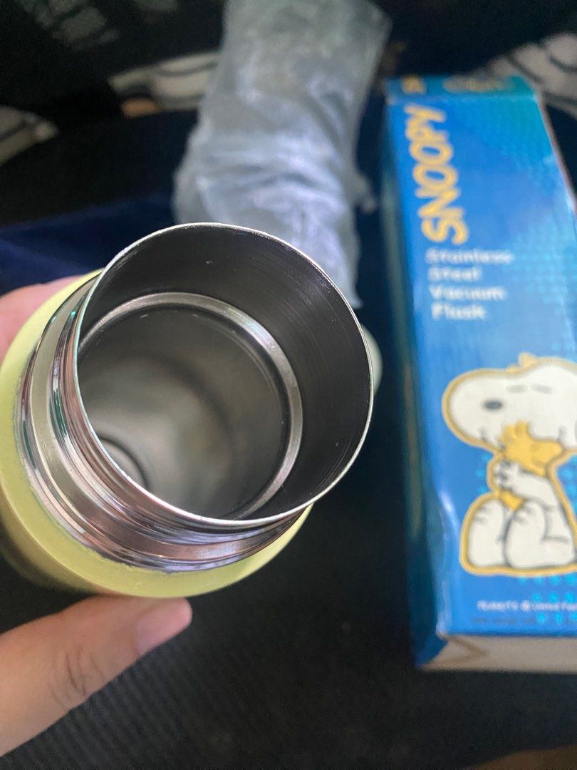 PEANUTS SNOOPY STAINLESS VACUUM FLASK, Furniture & Home Living ...