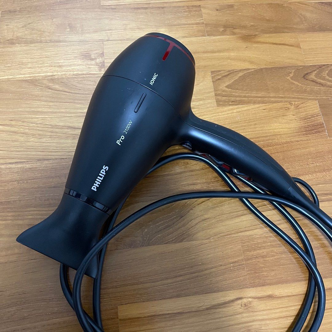 Philips Pro 2100W Ionic Hairdryer (Used), Everything Else on Carousell