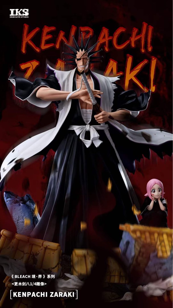 [PO] Bleach|Zaraki Kenpachi, Hobbies & Toys, Toys & Games on Carousell