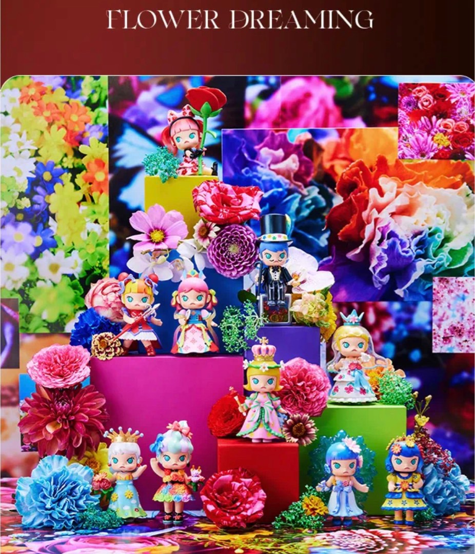 (PO) Popmart Molly Flower Dreaming Series, Hobbies & Toys, Toys & Games ...