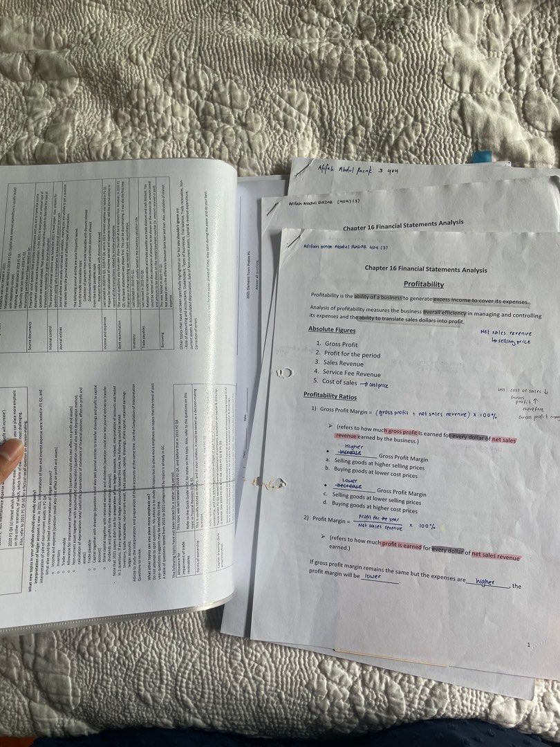 POA notes, Hobbies & Toys, Books & Magazines, Assessment Books on Carousell