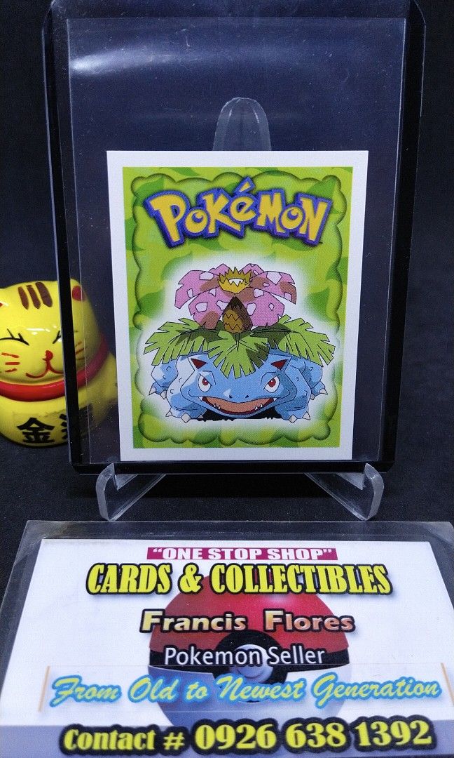 Pokemon VINTAGE Collectible - VENUSAUR #3 (MERLIN COLLECTIONS) YEAR ...
