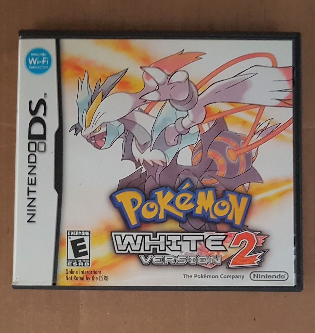 Pokémon White Version 2 Game, Nintendo DS game, Home Video Game ...