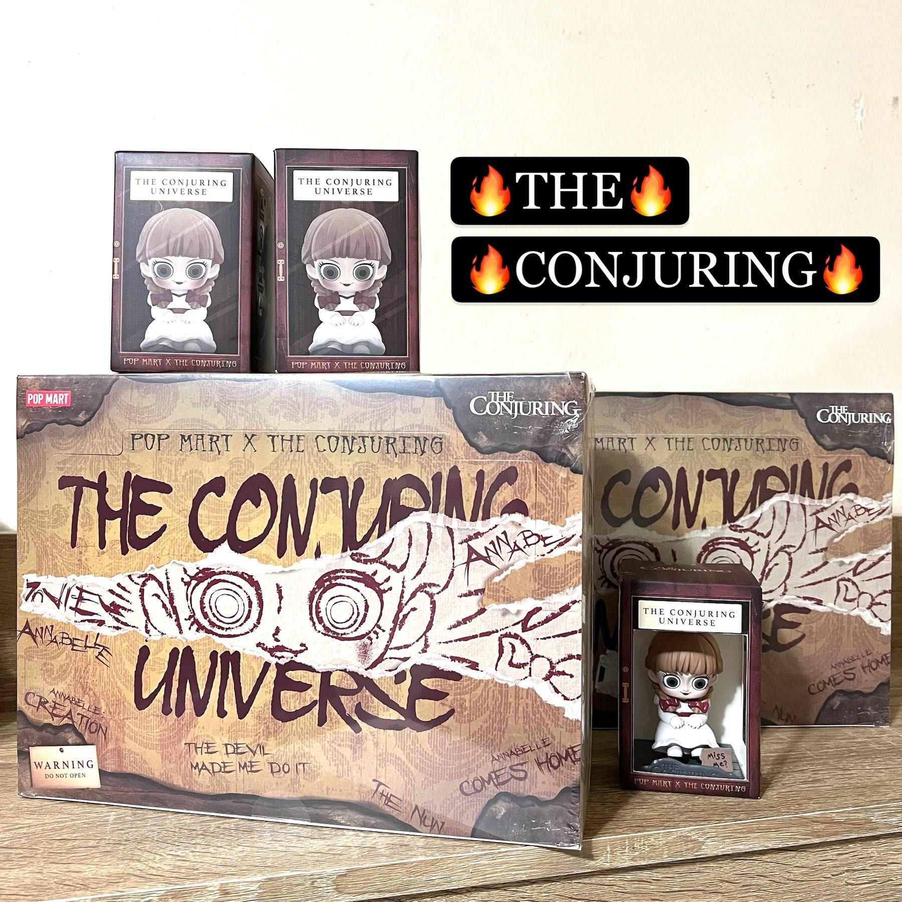 POPMART - The Conjuring Universe FULL SEALED SET BRAND NEW, Hobbies ...