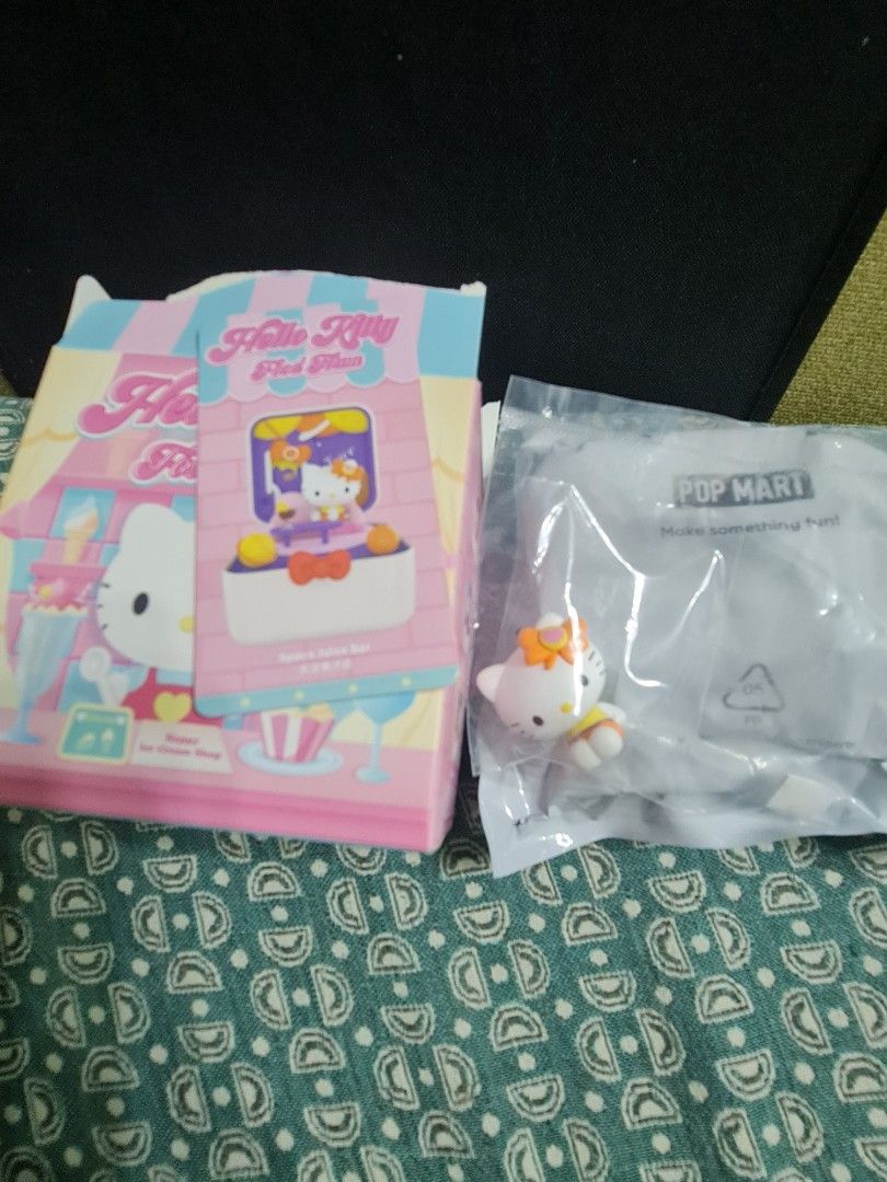 Popmart hello kitty food town, Hobbies & Toys, Toys & Games on Carousell