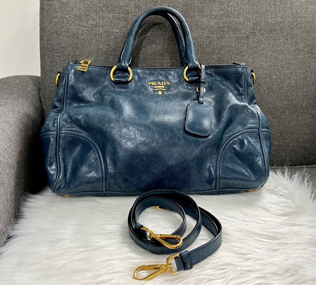 Prada Two Way Bag, Luxury, Bags & Wallets on Carousell