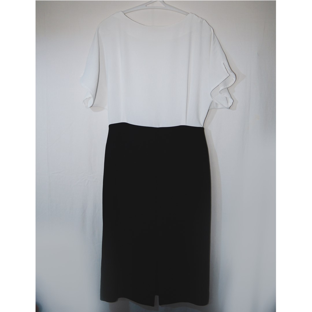 (PRE-LOVED) Mango Basics Formal Dress, Women's Fashion, Dresses & Sets ...