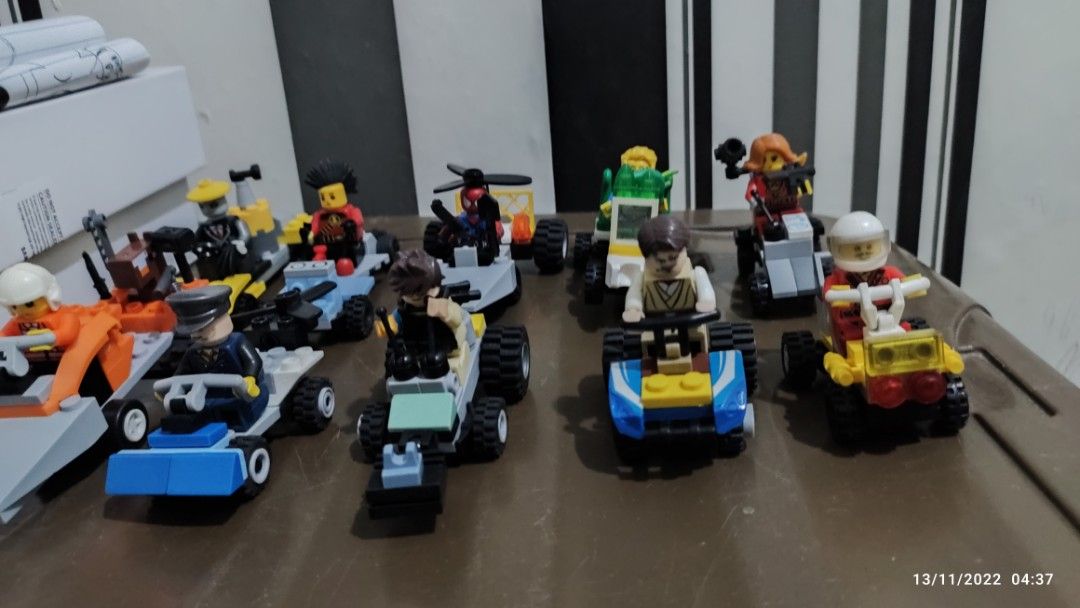 Take all Preloved rebuild Lego like toys with solo vehicles cars and ...