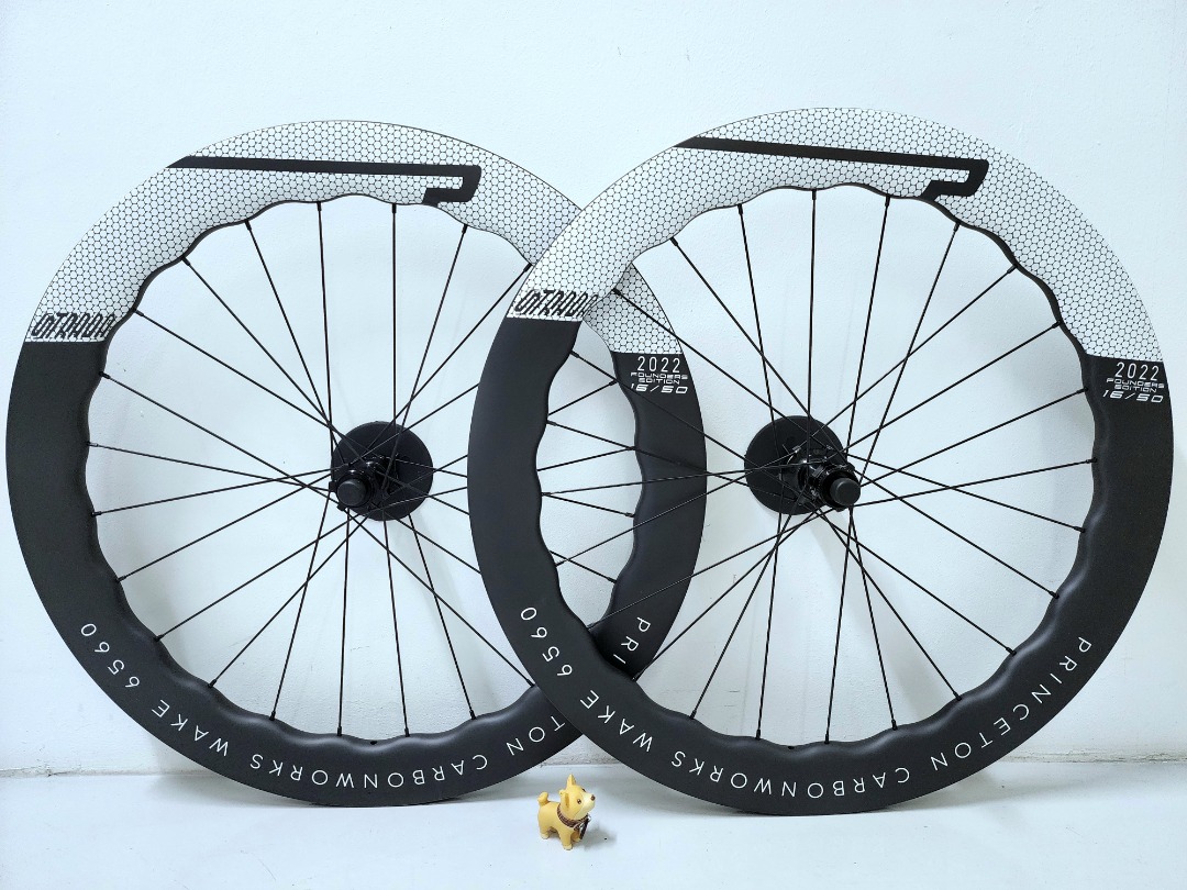 Brand New Carbon Wheelset 65mm 700x25c CX7 Loud Hub Clincher Disc Brake ...