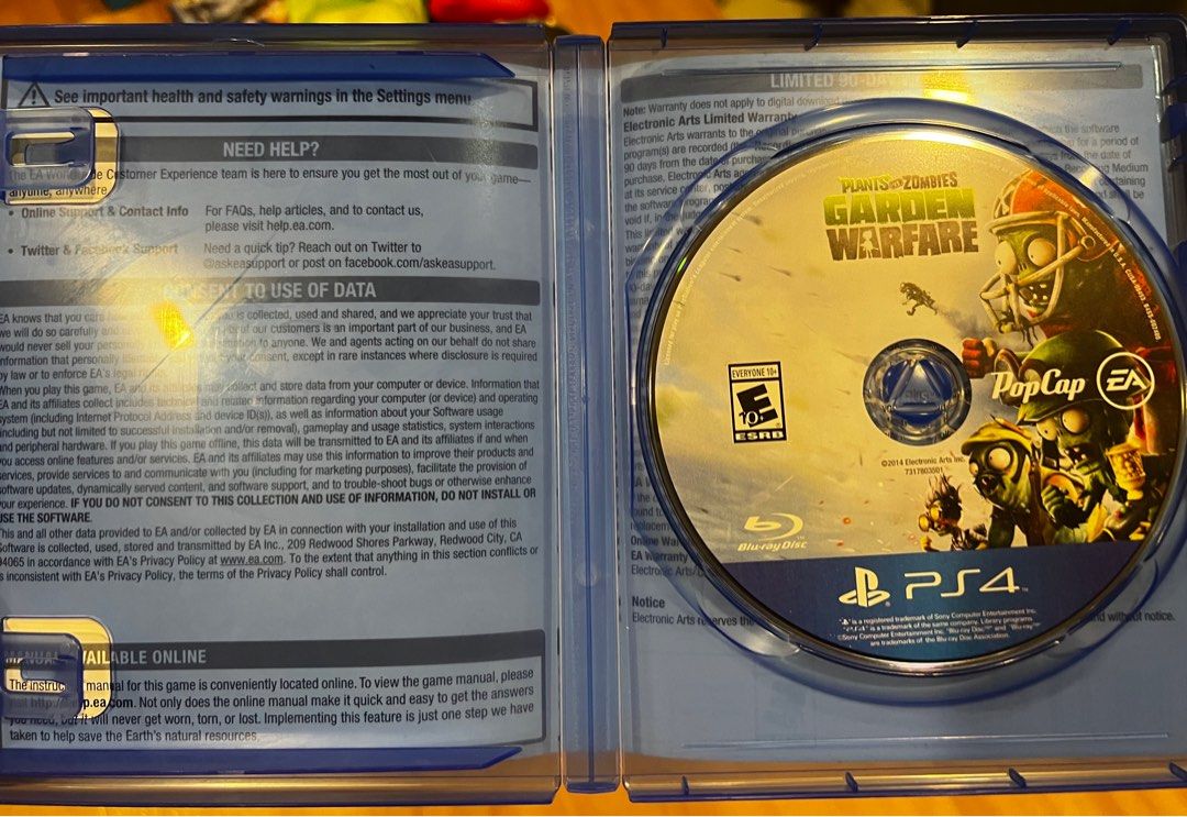 PS4 Pvz Garden Warfare, Video Gaming, Video Games, PlayStation on Carousell