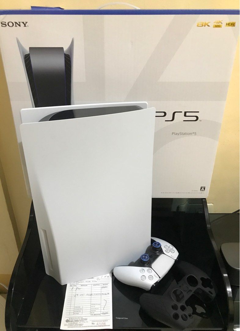 Ps5 Disc Edition with Receipt and Freebies, Video Gaming, Video Game ...