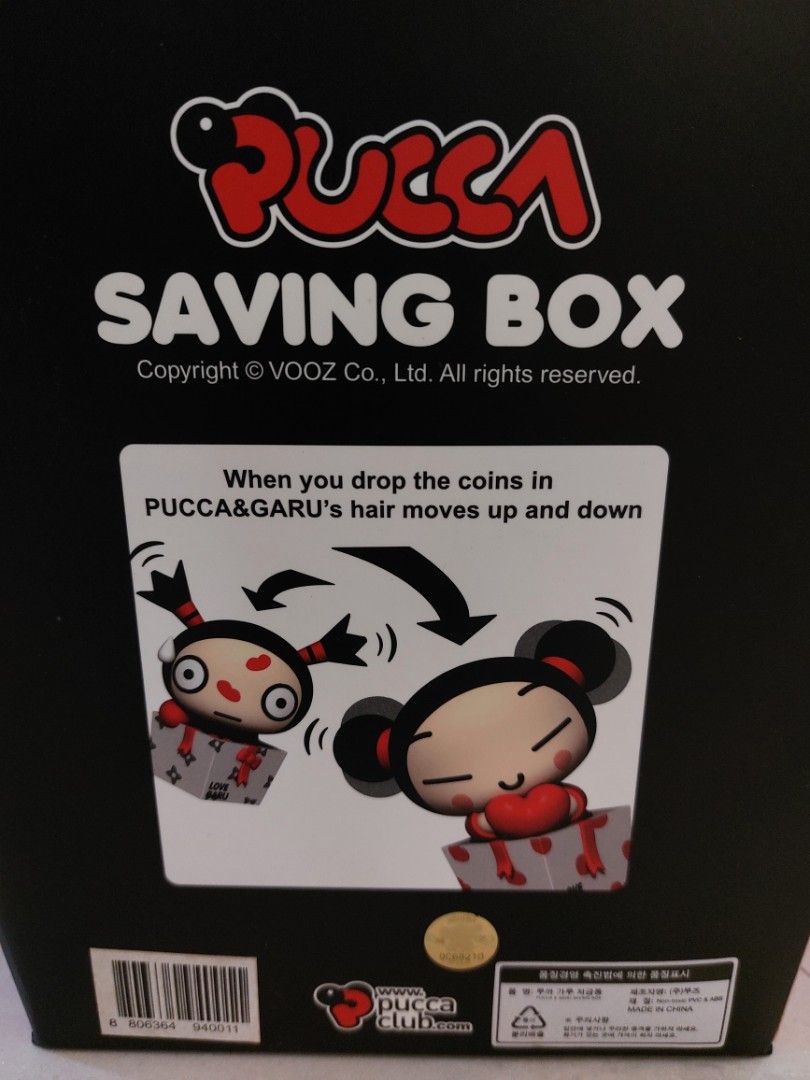 Pucca saving box, Hobbies & Toys, Collectibles & Memorabilia, Fan ...