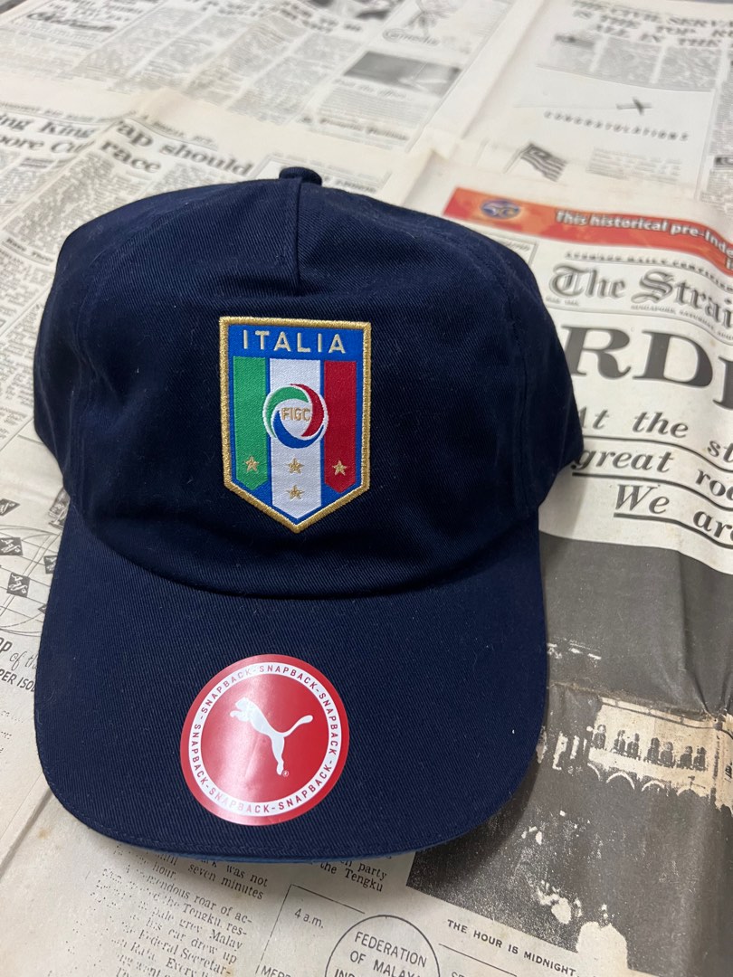 Puma Italia Cap, Men's Fashion, Watches & Accessories, Cap & Hats on ...