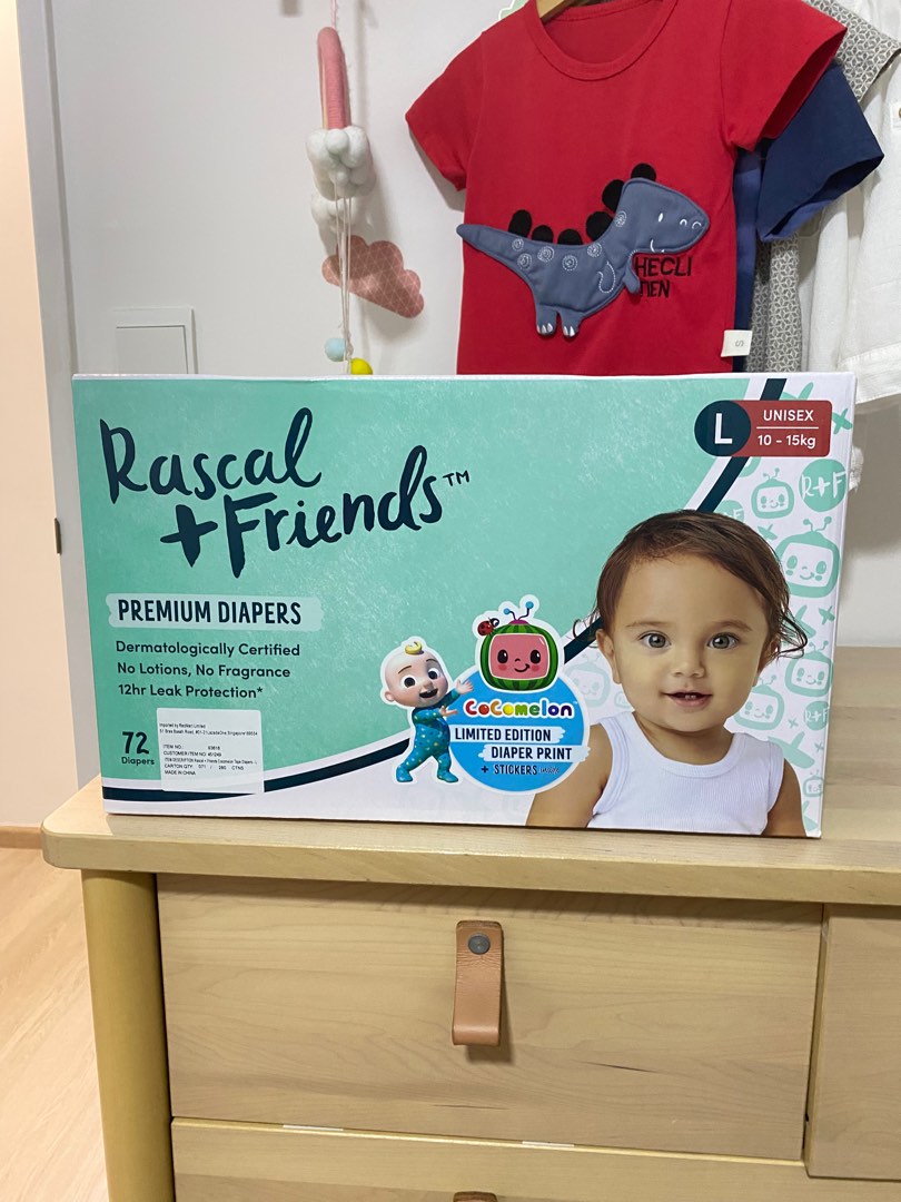 Rascal & Friends Cocomelon L Size, Babies & Kids, Bathing & Changing ...