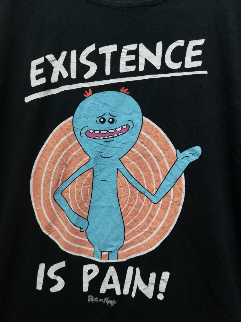 Rick and morty existence is pain, Men's Fashion, Tops & Sets, Tshirts ...