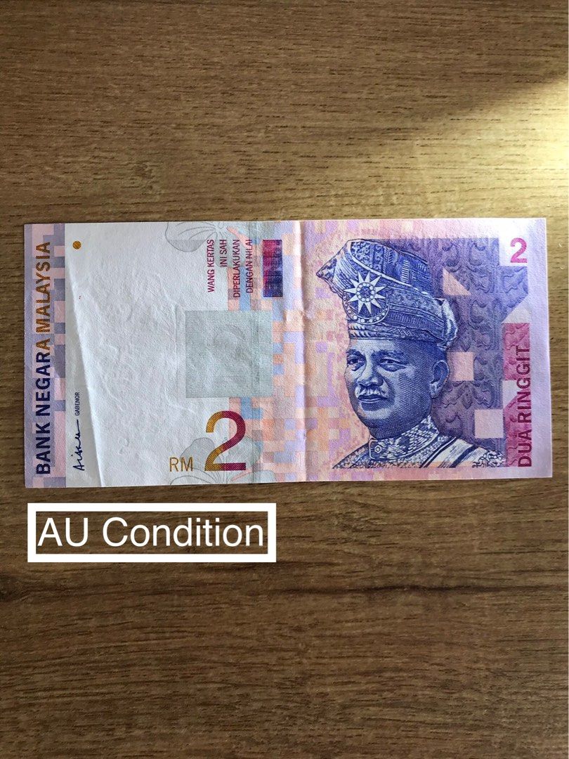 RM 2 First Prefix DF Dua Ringgit Malaysia Ali Side RM2 Series 9th Siri ...