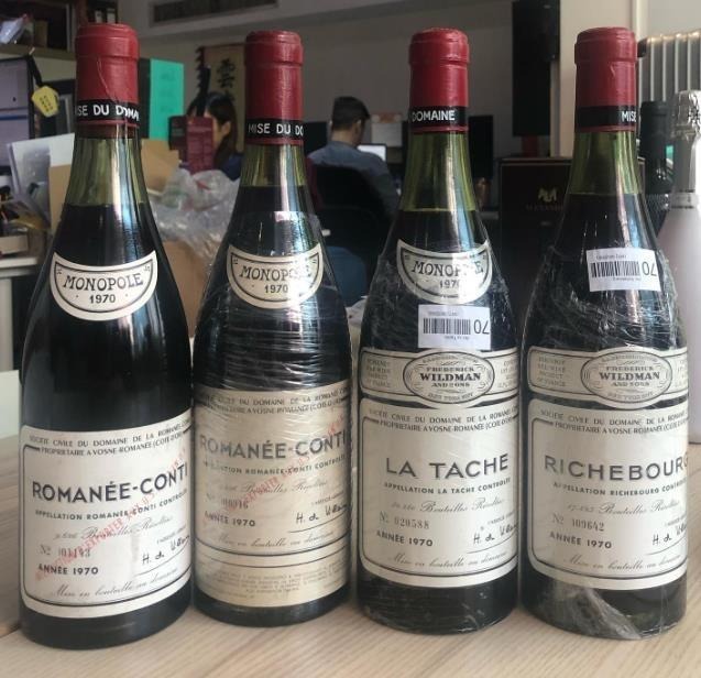 回收頂級紅酒：Romane-Conti 罗曼尼康帝 La Tache 拉塔希 Richebourg 裡奇堡 Romane-St-Vivant ...