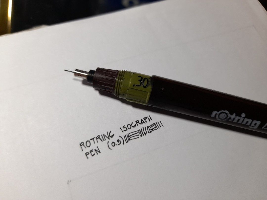 ROTRING ISOGRAPH TECHNICAL PEN 0.3, Hobbies & Toys, Stationary & Craft ...