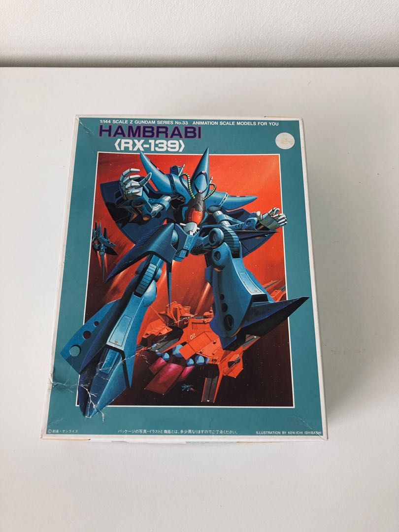 VINTAGE RX-139 HG 1/144 Hambrabi figure, Hobbies & Toys, Toys & Games ...