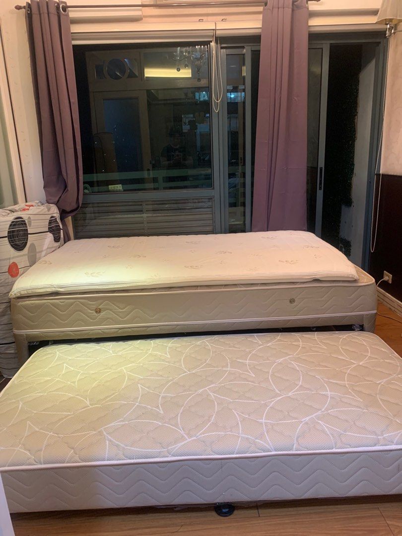 Salem pull out bed (double), Furniture & Home Living, Furniture, Bed ...