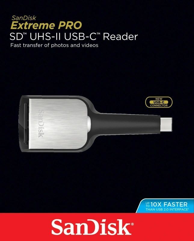 SanDisk Extreme PRO SD UHS-II USB-C card reader, Computers & Tech ...
