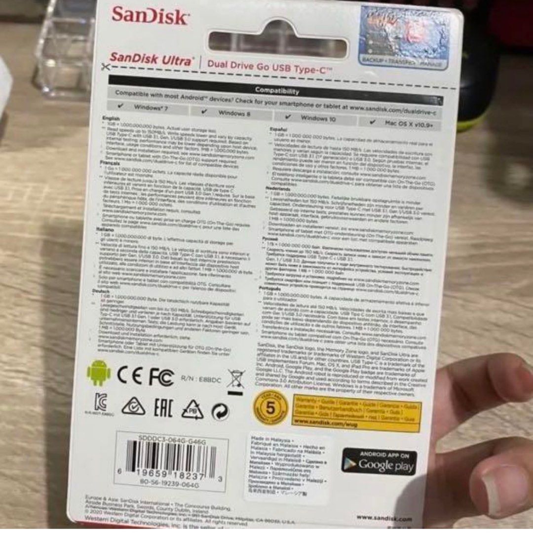 SanDisk OTG 64GB, Mobile Phones & Gadgets, Mobile & Gadget Accessories ...