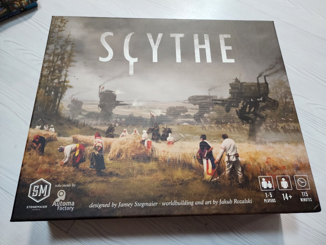 Scythe board game - opened but unplayed (fully sleeved), Hobbies & Toys ...