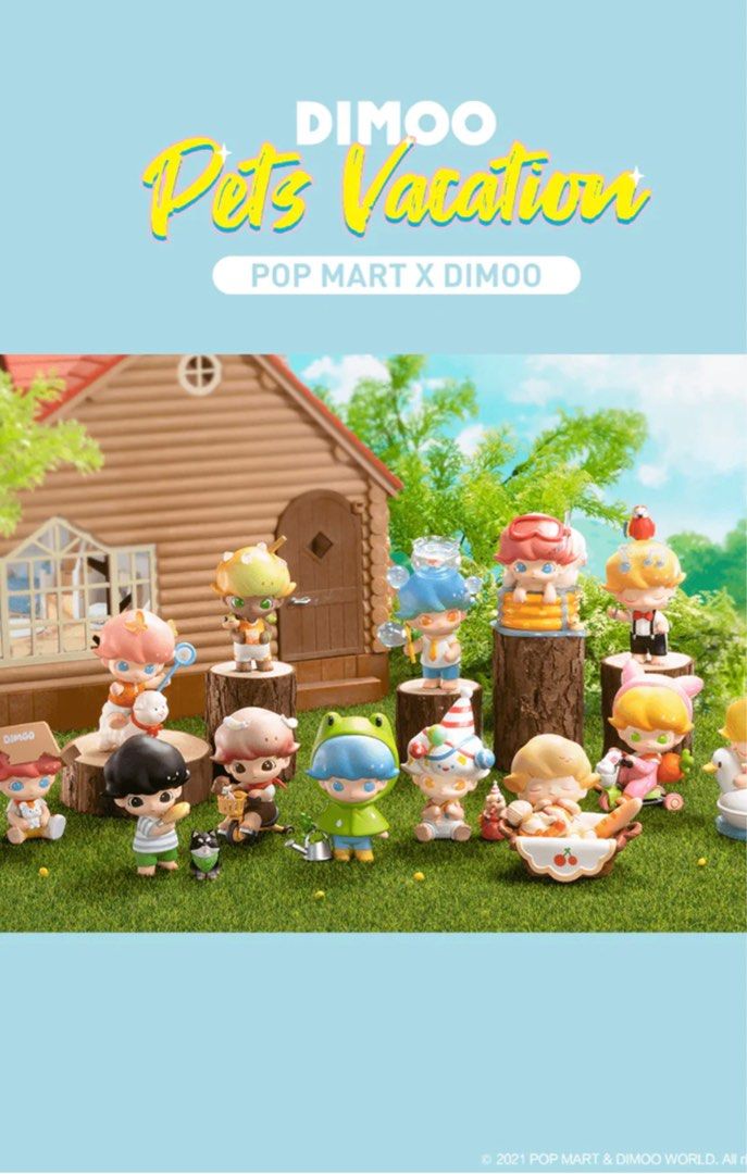 SEALED FULL SET Pop mart dimoo world pets vacation, Hobbies & Toys ...