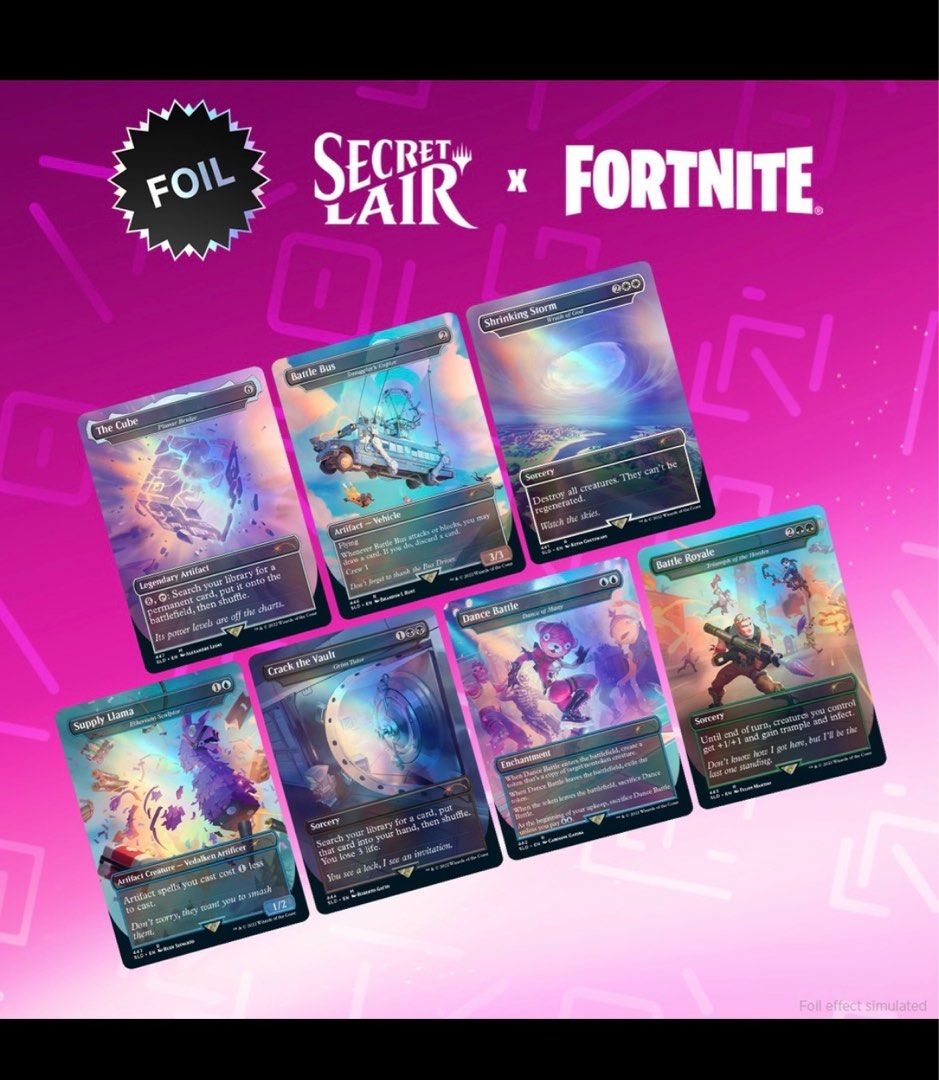 Secret Lair x Fortnite Traditional Foil, Hobbies & Toys, Memorabilia ...