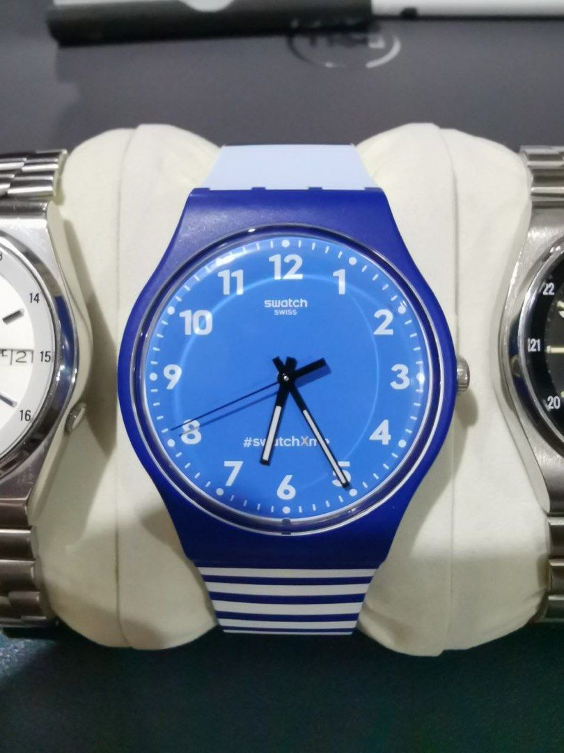 Seiko Military Black and White AND Swatch Quartz watch bundle, Men's ...