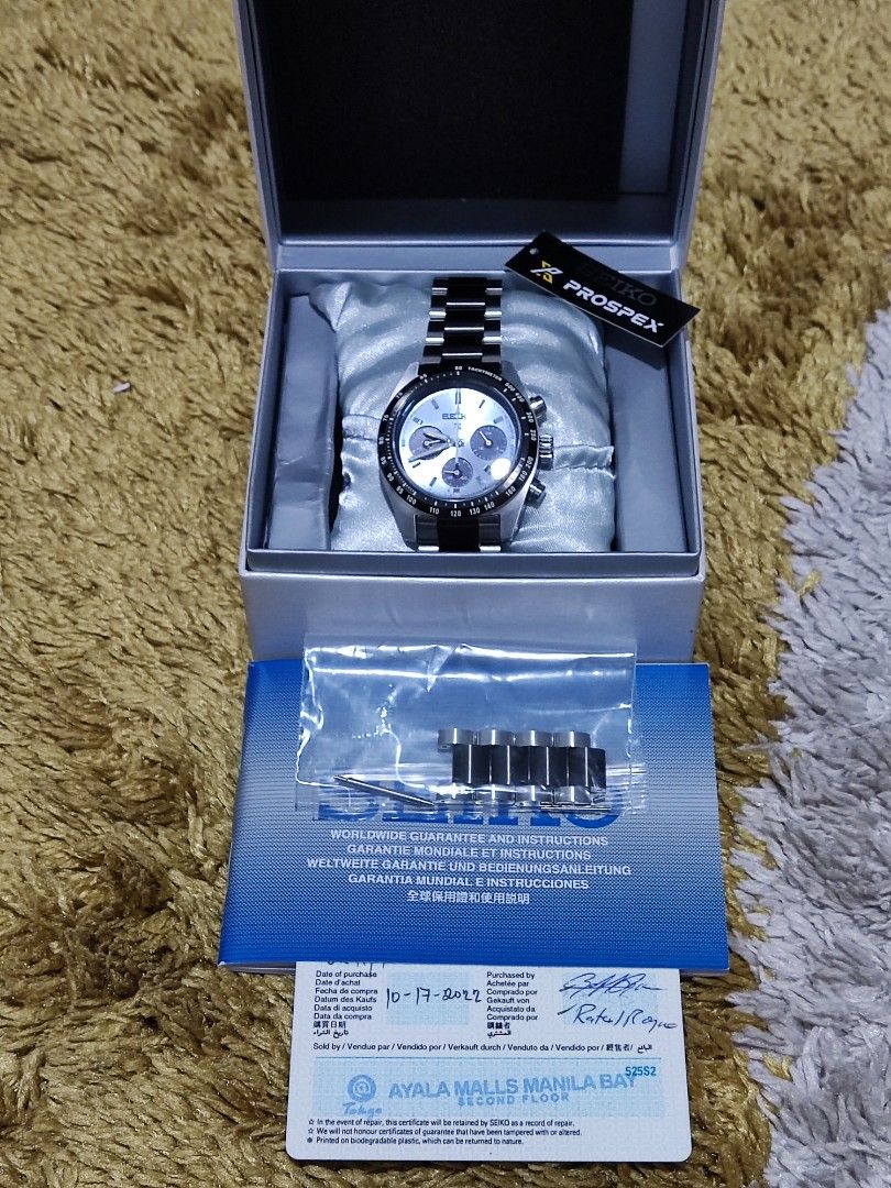 Seiko Speedmaster Ice Panda, Men's Fashion, Watches & Accessories ...