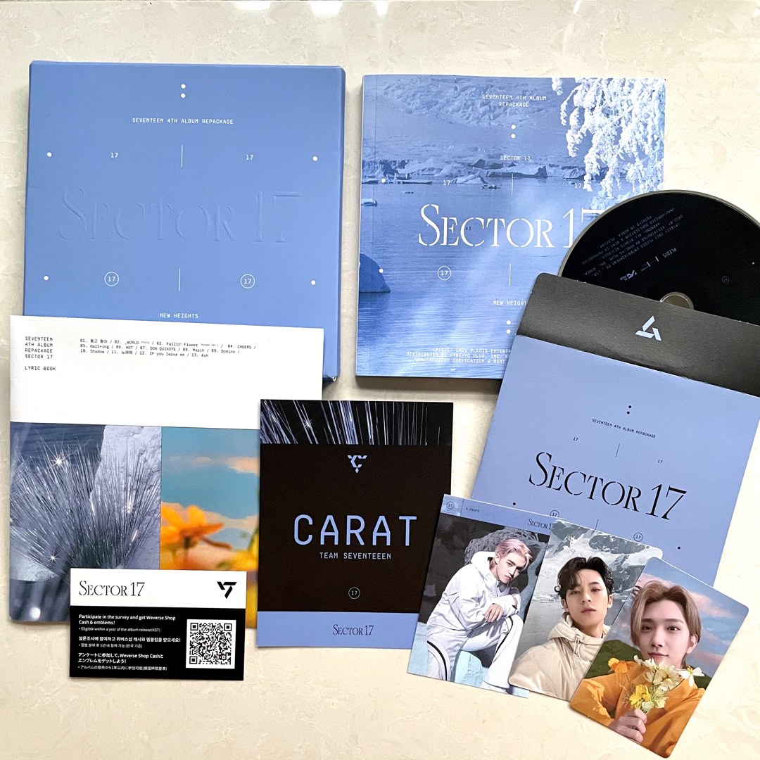 SEVENTEEN Sector 17 New Heights Album, Hobbies & Toys, Music & Media, CDs & DVDs on Carousell