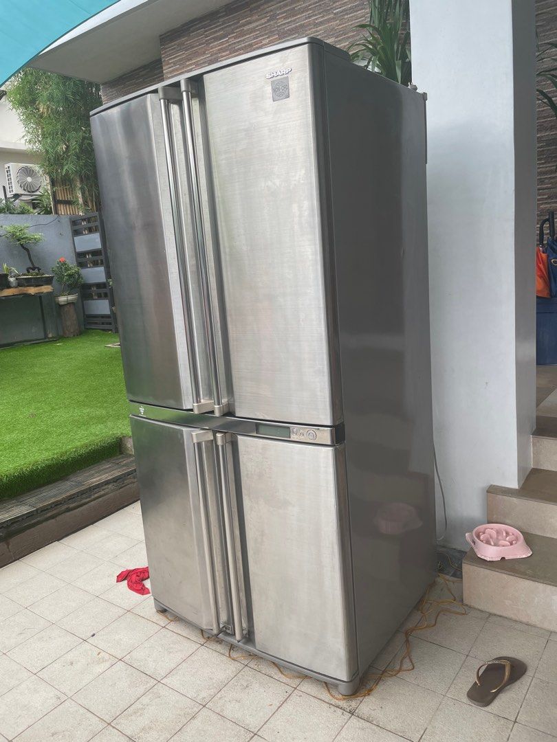 Sharp 4door Refrigerator, Furniture & Home Living, Kitchenware & Tableware, Food Organization ...