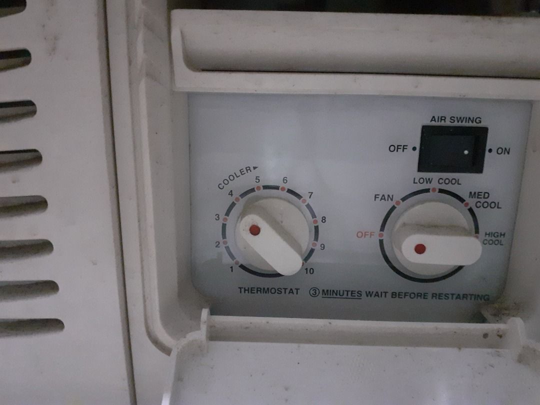 Sharp Window Type Air Conditioner w/ free Exhaust Fan, TV & Home ...