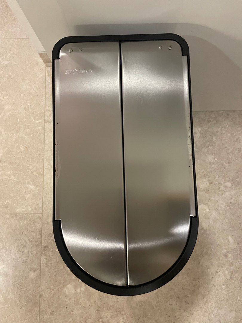 Simple Human Butterfly Step Can Trash Bin - 18L, Furniture & Home ...