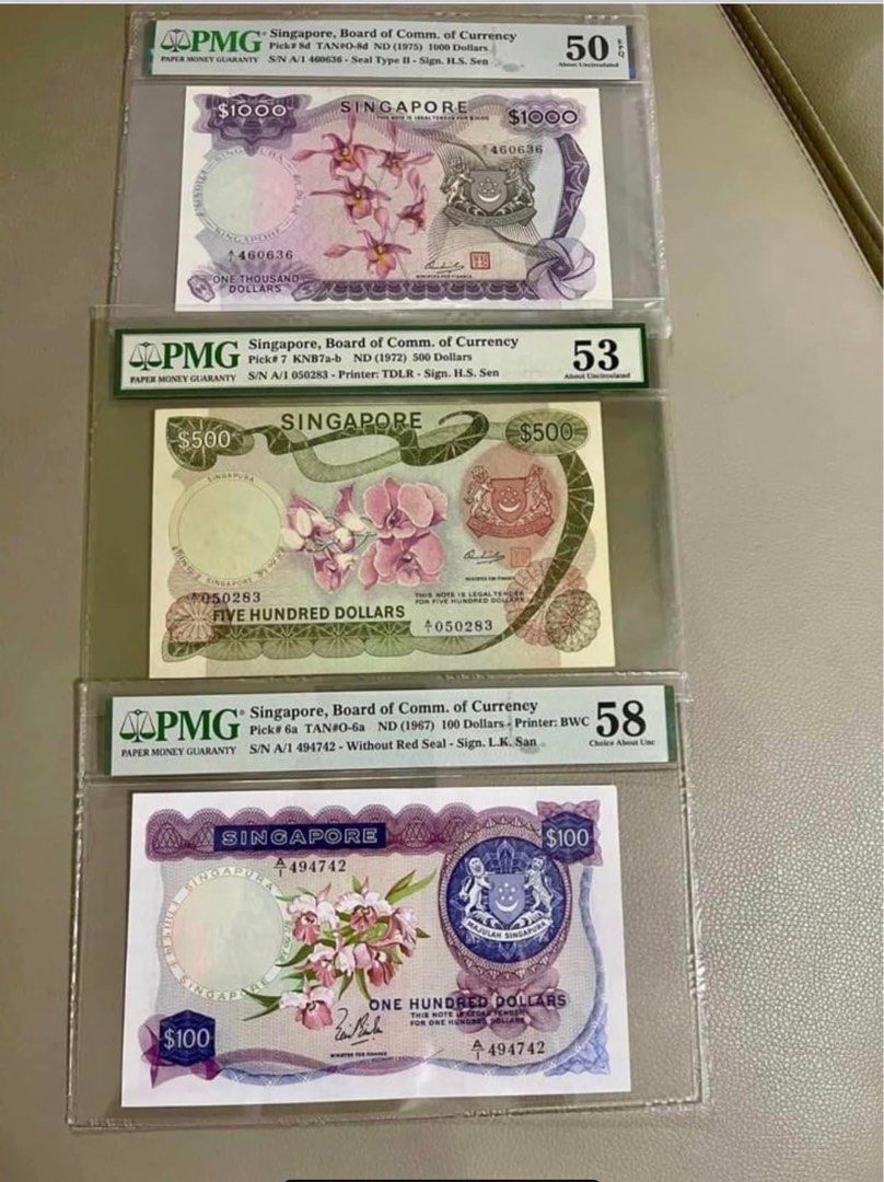 Singapore Old Notes, Hobbies & Toys, Memorabilia & Collectibles ...