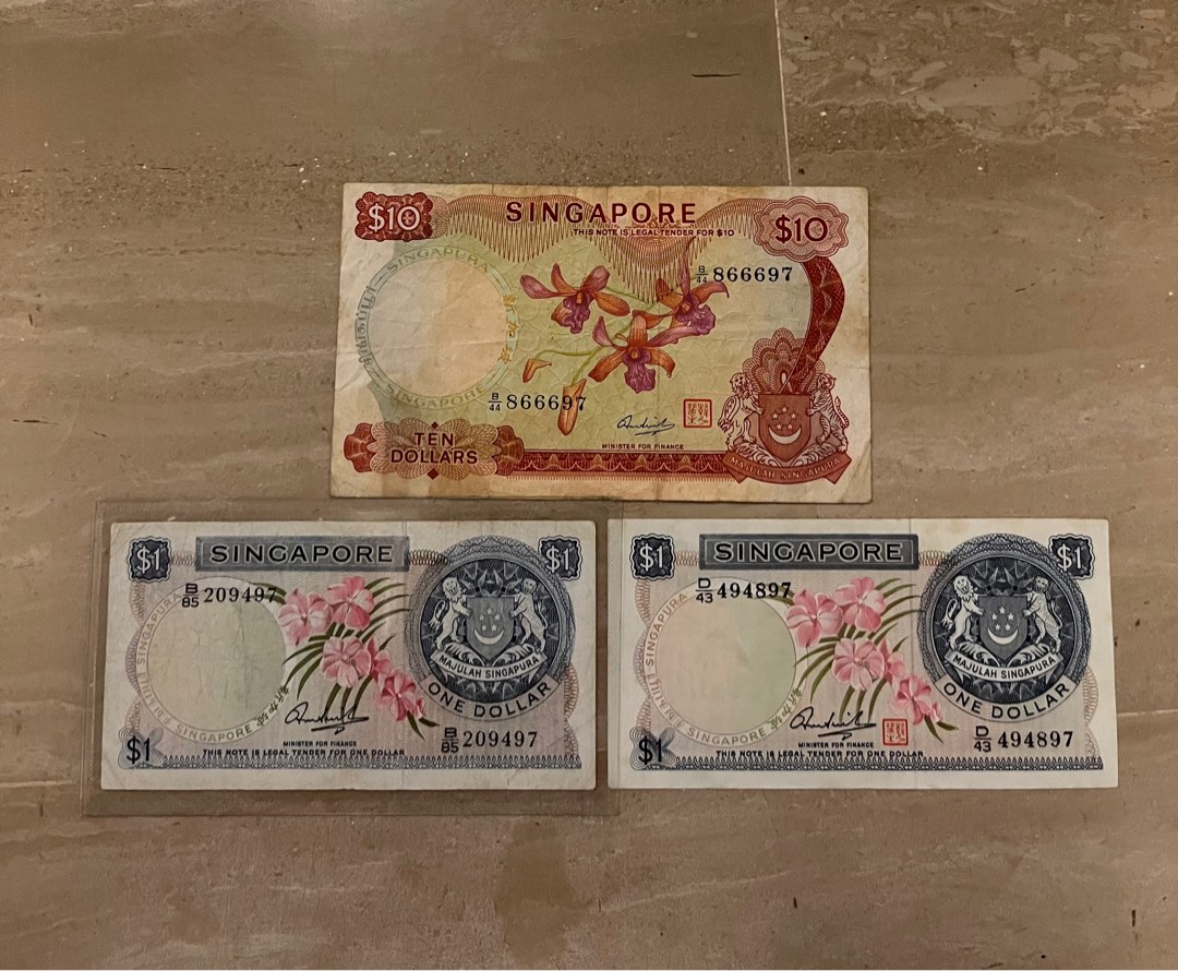 Singapore orchid note, Hobbies & Toys, Memorabilia & Collectibles ...