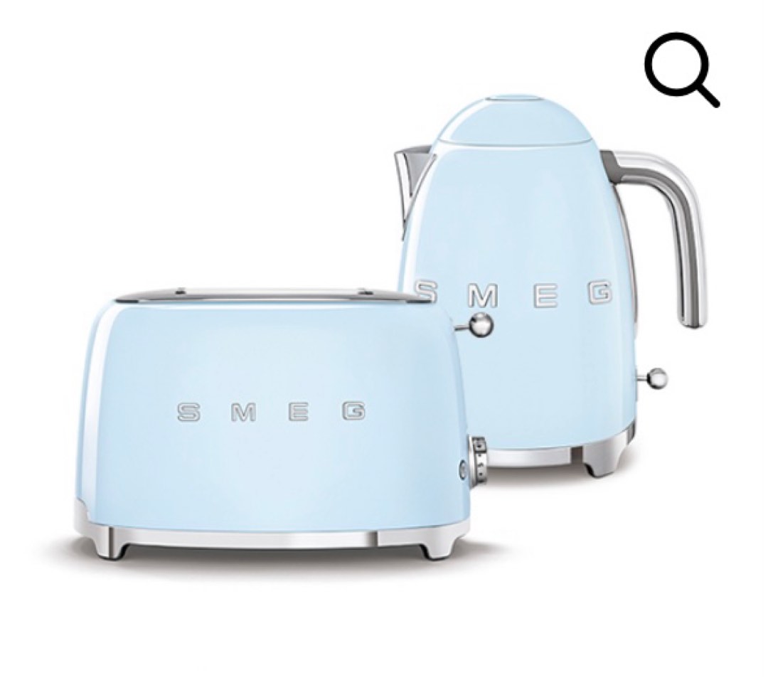 SMEG Breakfast Set Toaster and Kettle, Furniture & Home Living ...