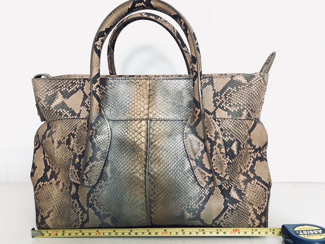 Python skin Tod inspired design bag, Women's Fashion, Bags & Wallets ...