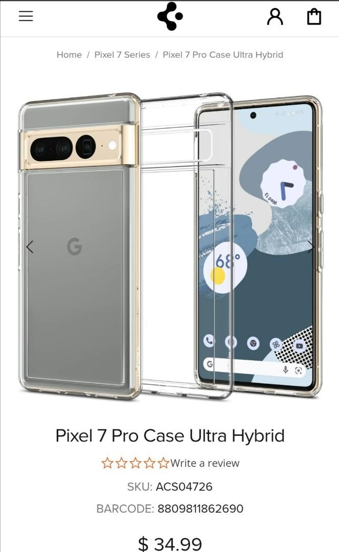 Spigen Ultra Hybrid Pixel 7 Pro, Mobile Phones & Gadgets, Mobile ...
