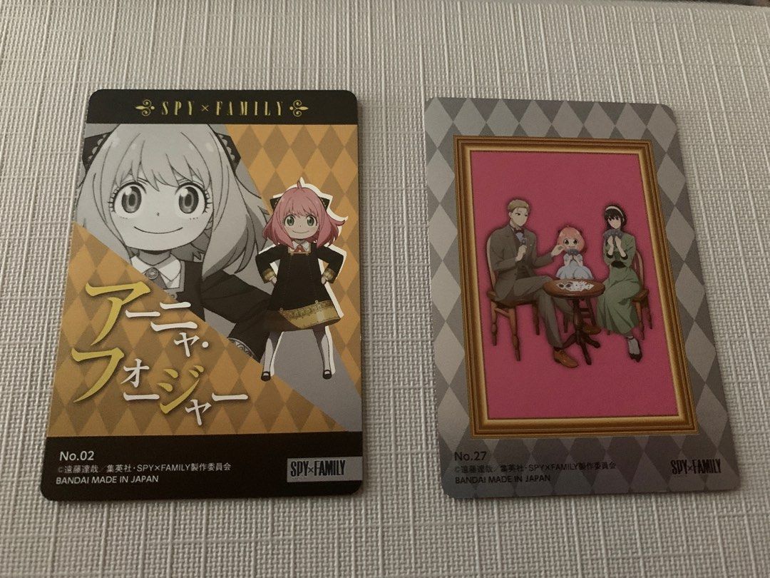 SPY X FAMILY BANDAI CARDS WTS/WTT, Hobbies & Toys, Memorabilia ...