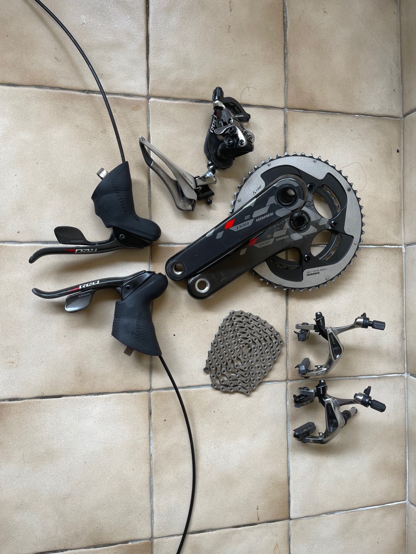 SRAM RED 11 Speed Groupset, Sports Equipment, Bicycles & Parts ...