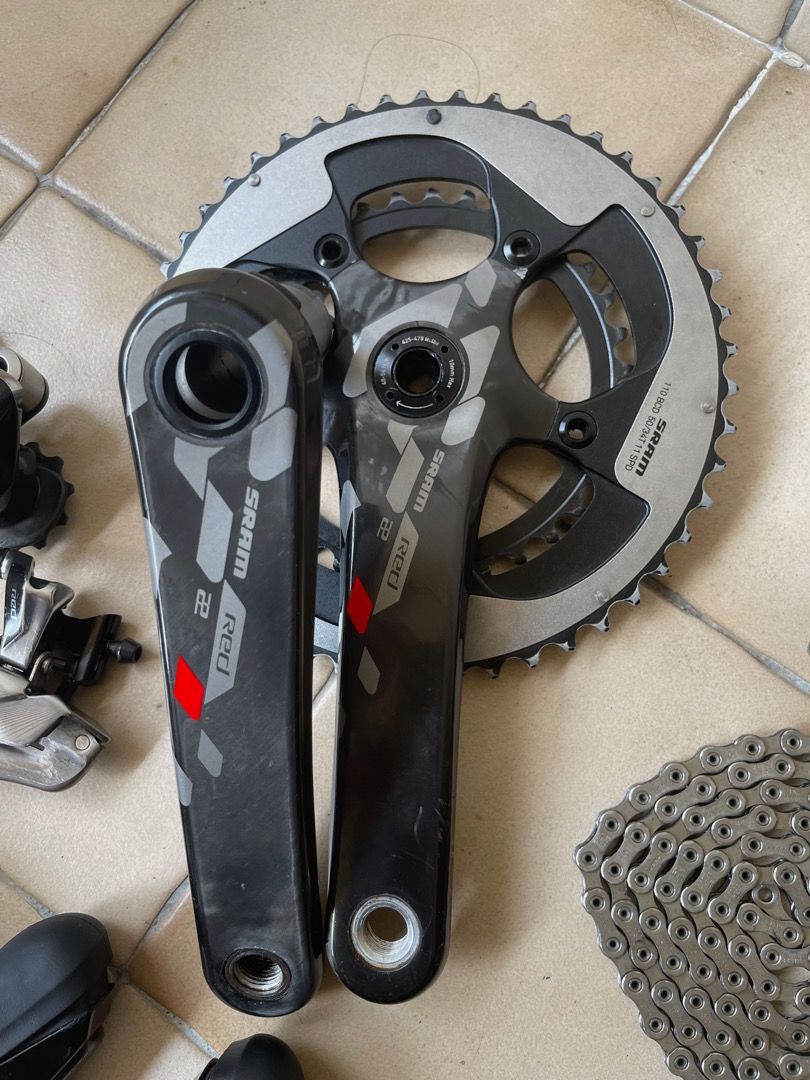 SRAM RED 11 Speed Groupset, Sports Equipment, Bicycles & Parts ...